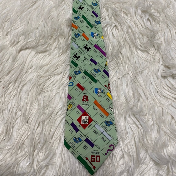 Hasbro | Accessories | Vintage Acme Studio Monopoly Tie | Poshmark
